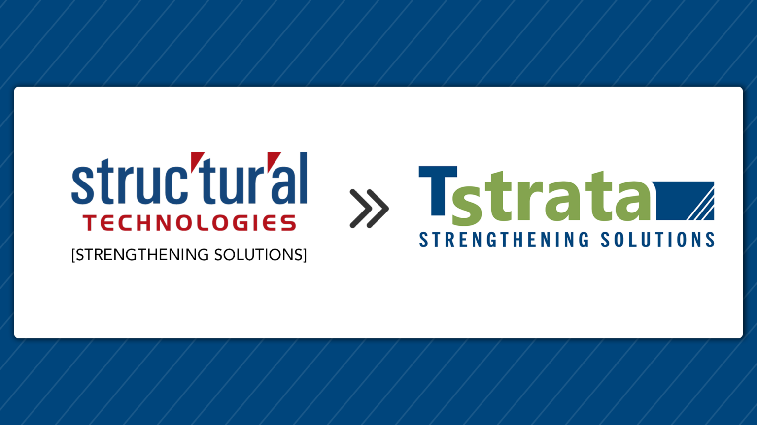 STRUCTURAL TECHNOLOGIES launches Tstrata Strengthening Solutions - Tstrata